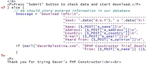 davor s php constructor