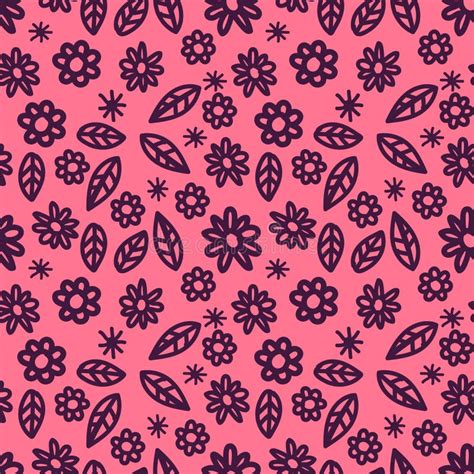 Vector Stylish Abstract Floral Seamless Pattern For Female Fabric