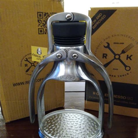Jual Rok Presso Gc Manual Espresso Maker Glass Composite Shopee