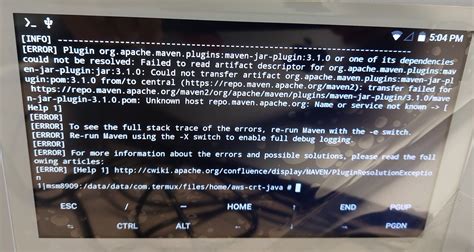 mvn compile fails · issue 563 · awslabs aws crt java · github