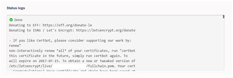 setting up let s encrypt ssl certificates