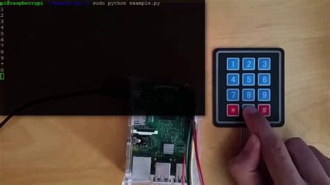 raspberry pi keypad numpad auslesen youtube