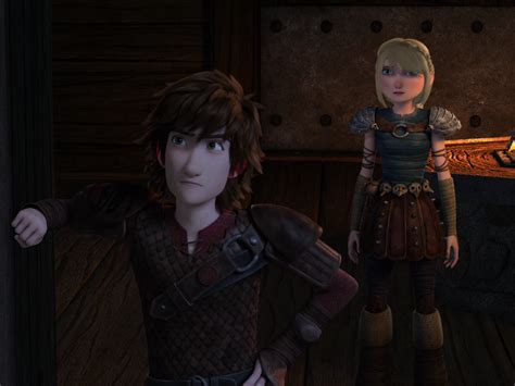 Hiccup And Astrid From Dreamworks Dragons Race To The Edge How Train