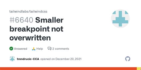 smaller breakpoint not overwritten · tailwindlabs tailwindcss