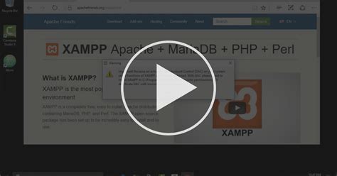 installing xampp on windows 10 installing php and sql coursera