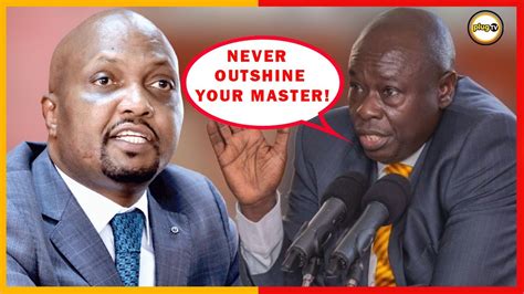 Tension Soars As Dp Gachagua And Moses Kuria Clash In Cabinet Reshuffle