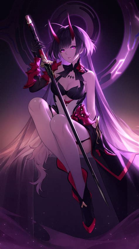 Raiden Mei Herrscher Of Thunder Honkai Impact Hd Phone Wallpaper