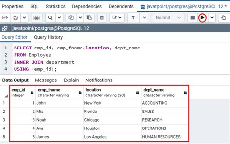 postgresql inner join postgresql tutorial in 2021 w3cschoool