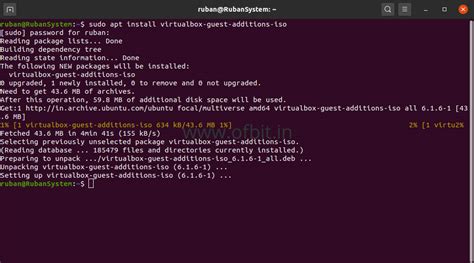 virtualbox extension pack installation on ubuntu 20 04 ofbit