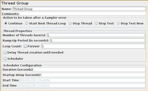 thread group in jmeter