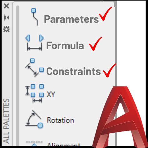 how to create an autocad dynamic block with parameter formula and