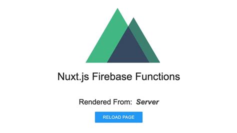 nuxt js universal app with ssr via firebase functions and firebase hosting