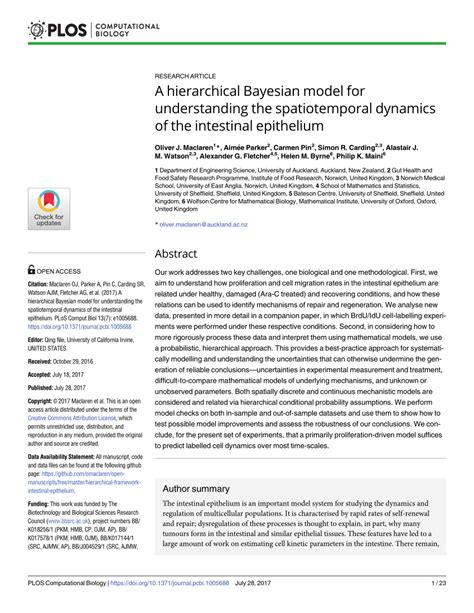 Pdf A Hierarchical Bayesian Model For Understanding The
