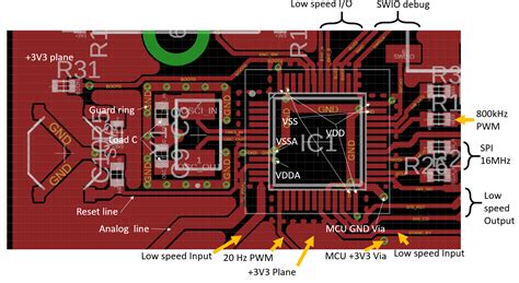 Electronic Stm32 Mcu Pcb Layout Review Crystal And Decoupling And Adc