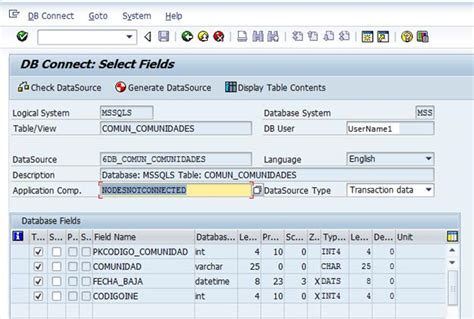 sap bw 7 3 how to extract data from sql server using db connect sap