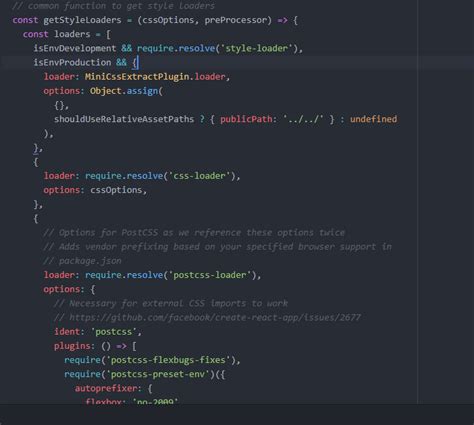 reactjs can t find less loader and rules in nf stack overflow