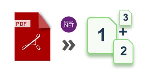 split pdf file into multiple files using c split api for