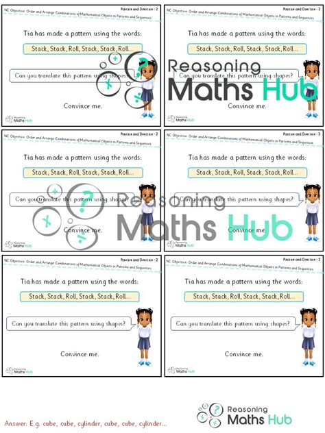 order and arrange combinations of mathematical objects in patterns and