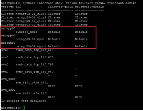 solved alert vifmgr lifs noredundancy no redundancy in the failover