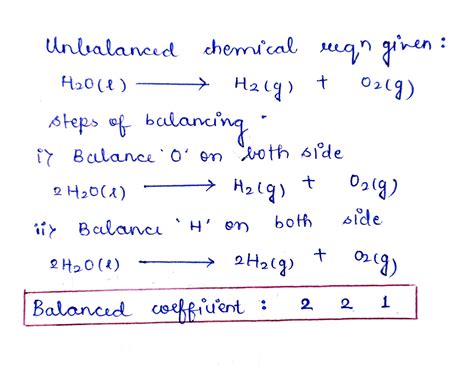 [solved] Balance The Following Equation Using The Lowest Whole Number