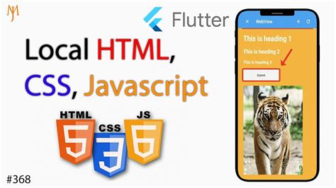 flutter tutorial webview app local html css javascript 2 3 youtube