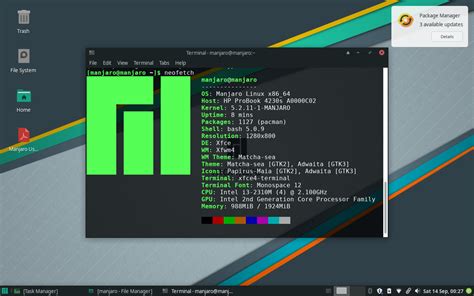 manjaro 18 10 juhraya released see screenshots opensourcefeed