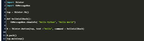 python tkinter button code to call function code example