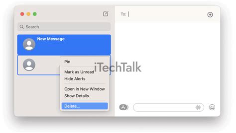 How To Delete Messages On A Macbook Itechtalk