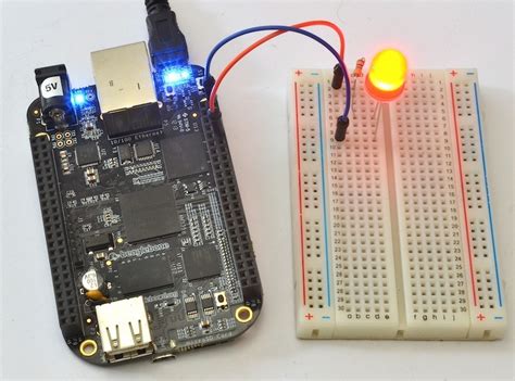 overview blinking an led with beaglebone black adafruit learning system