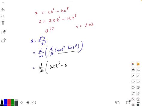 Solved The Position Of A Particle Moving Along The X Axis Depends On