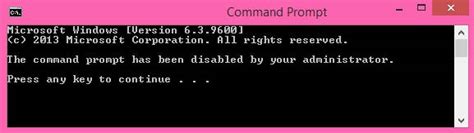 prevent users to access command prompt in windows 8