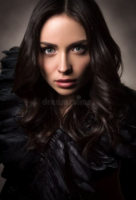 Portrait Of Young Beautiful Woman With Sensual Look Professional