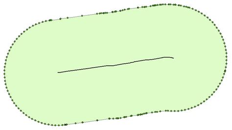 arcgis desktop how does arcmap buffer linear features geographic