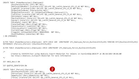 script sql server objects using dbatools