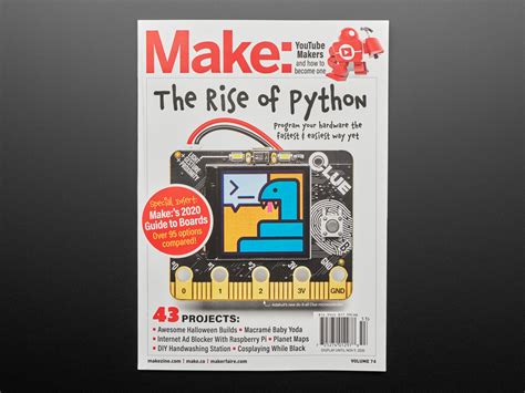 make magazine the rise of python [vol 74] id 4717 9 95