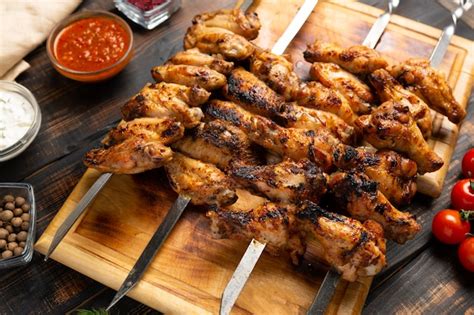 Arriba 34 Imagen Brochetas De Alitas De Pollo A La Parrilla Abzlocal Mx