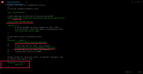 failed to start a high performance web server and a reverse proxy