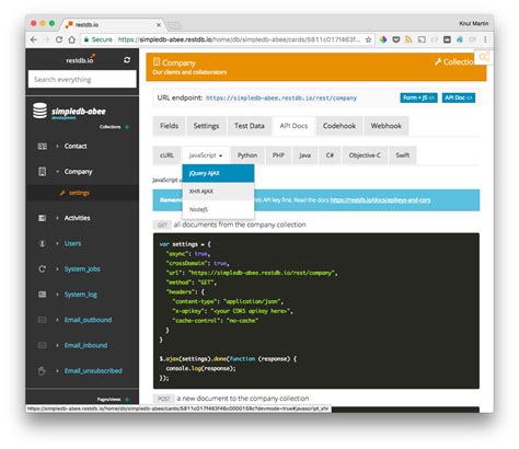 rest api code example generator