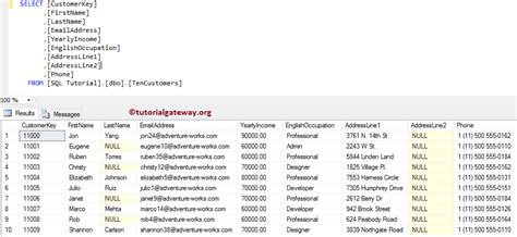 sql isnull function