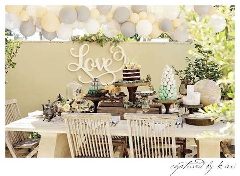 Rustic Outdoor Bridal Shower Karas Party Ideas Wedding Shower