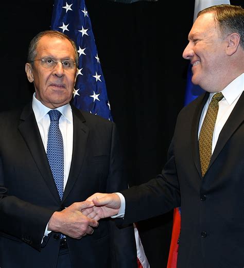Us Sec Of State Pompeo And Russian Fm Lavrov Hold Joint Presser In