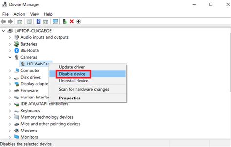How To Disable Camera In Laptop Windows Guide