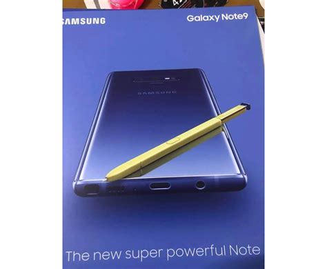 Latest Samsung Galaxy Note 9 Leak Shows Off Headphone Jack S Pen And