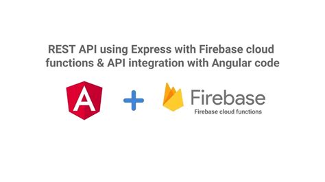 build rest api with express firebase functions and angular