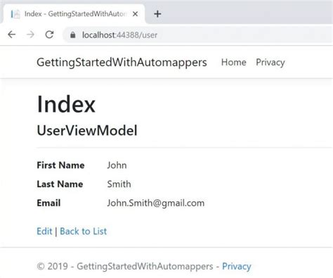 getting started with automapper in asp core code maze
