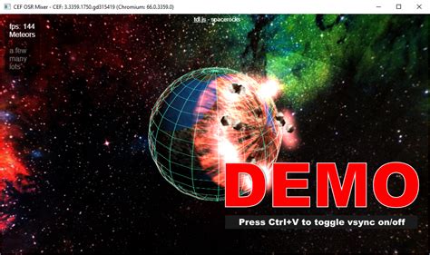github daktronics cef mixer high performance off screen