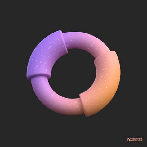 Premium Psd 3d Rendering Abstract Gradient Object Art Geometric Shapes