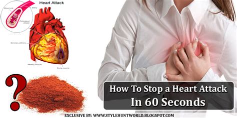 How To Stop A Heart Attack In 60 Seconds Style Hunt World