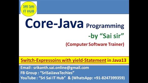 java switch expressions with yield statement in java13 java switch