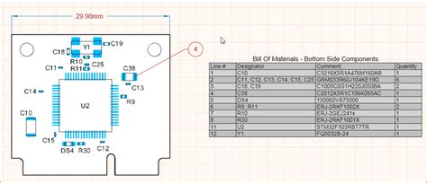 working with a callout object on a draftsman document in altium